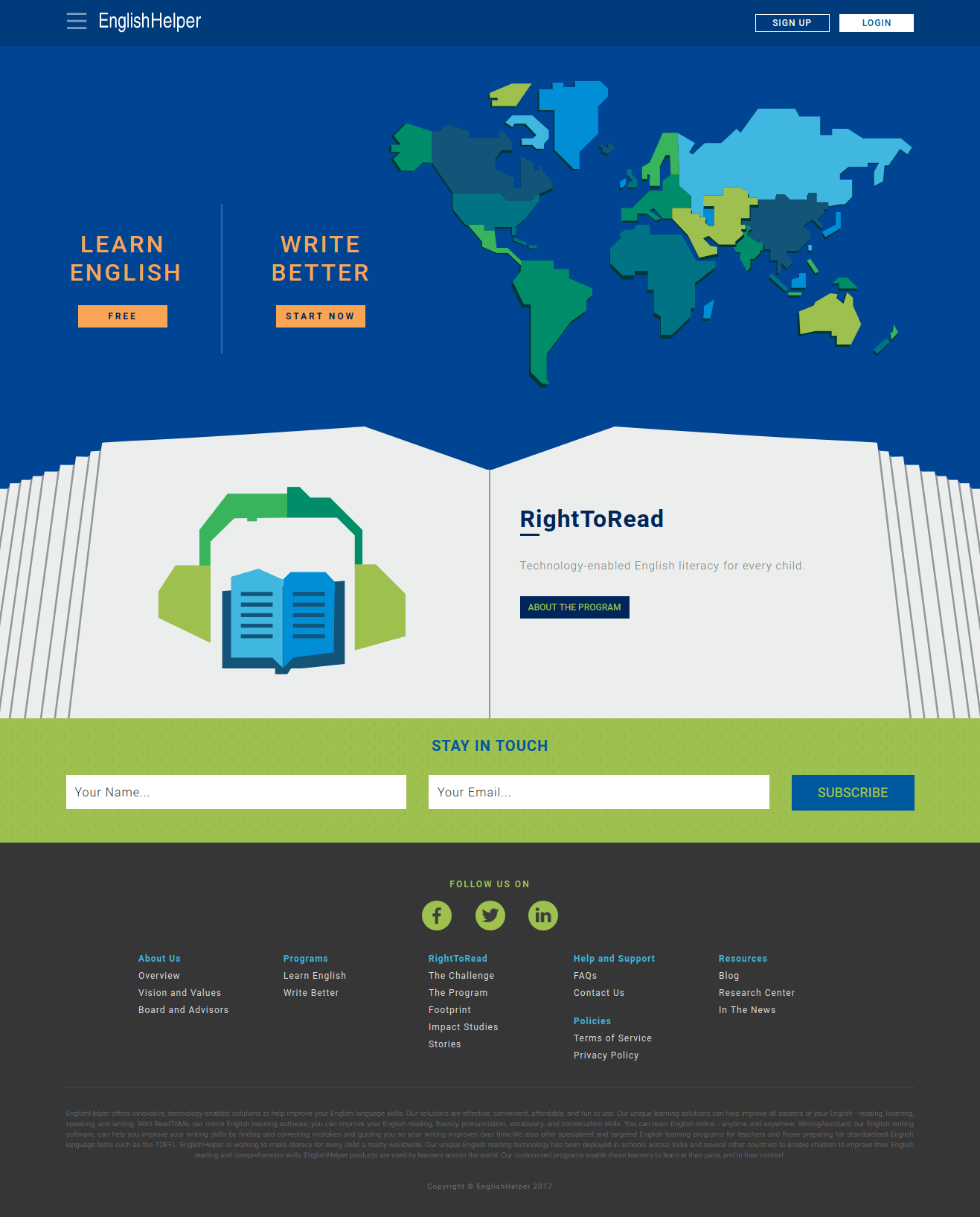 English Reading Improvement | RightToRead | EnglishHelper